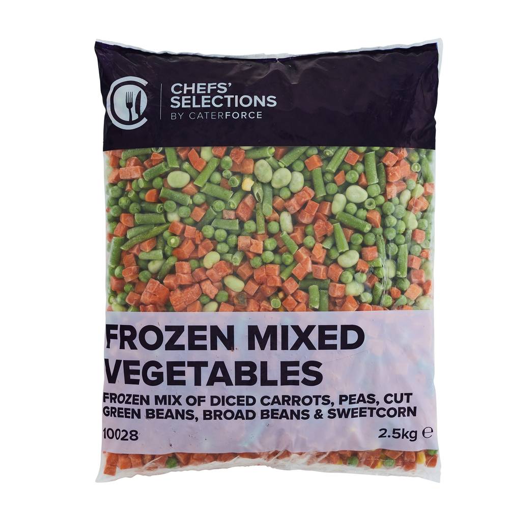 Chefs' Selections Frozen Mixed Vegetables (4 x 2.5kg) - Caterforce