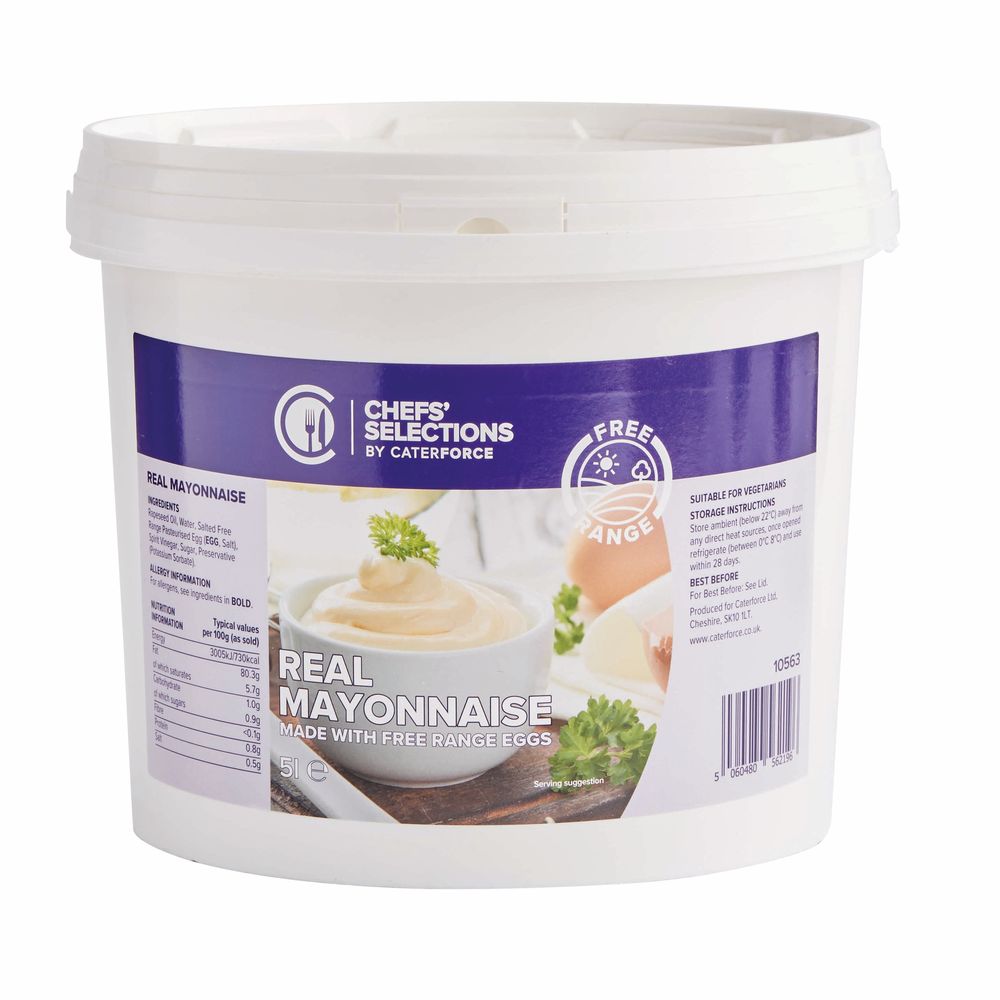 Chefs' Selections Real Mayonnaise (1 x 5L) - Caterforce
