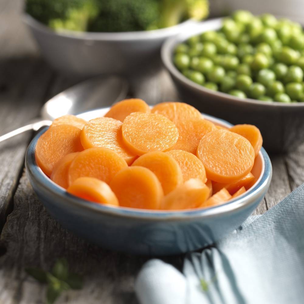 Chefs' Selections Frozen Sliced Carrots (4 x 2.5kg) - Caterforce