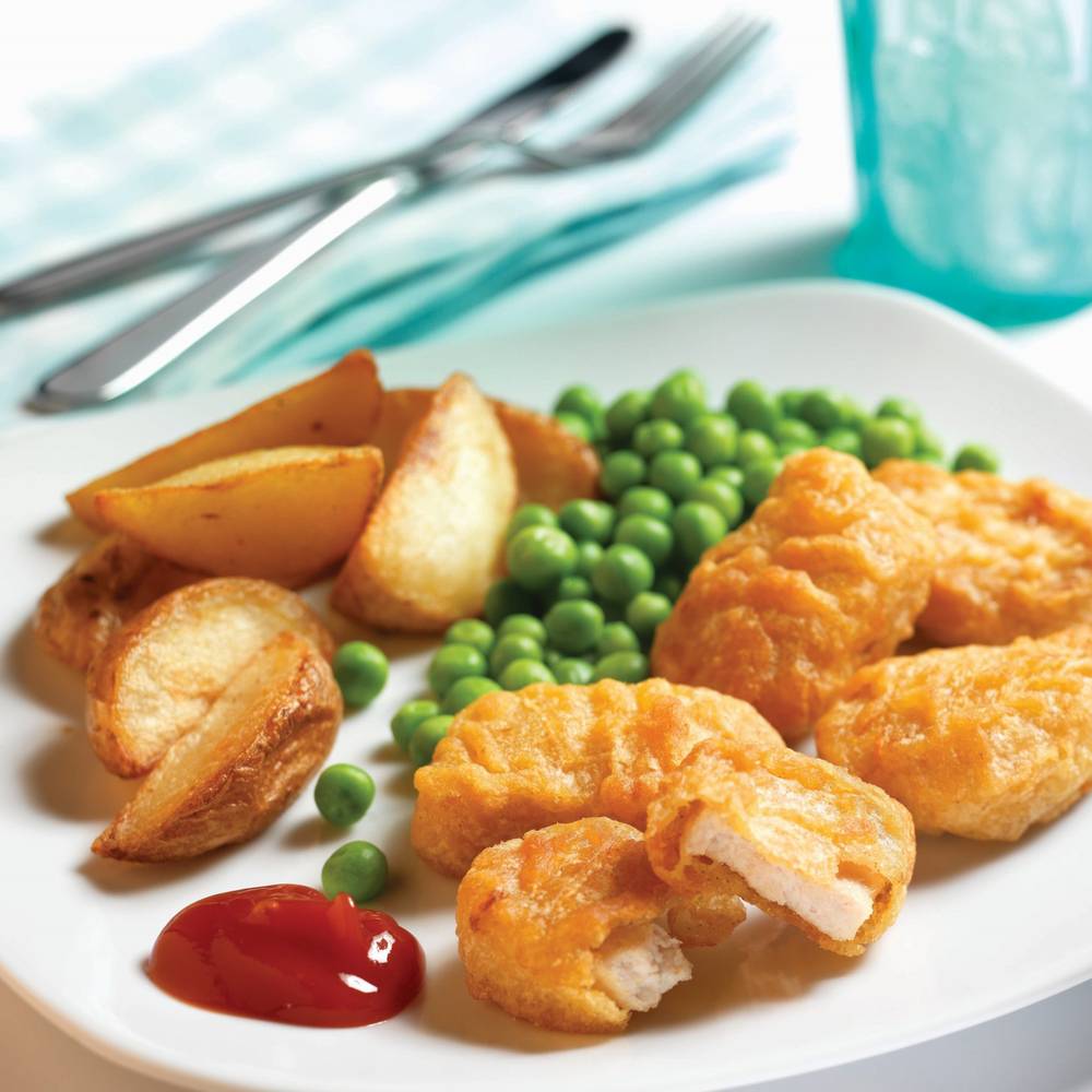 Chefs' Selections Battered Chicken Nuggets (2 x 1kg) - Caterforce