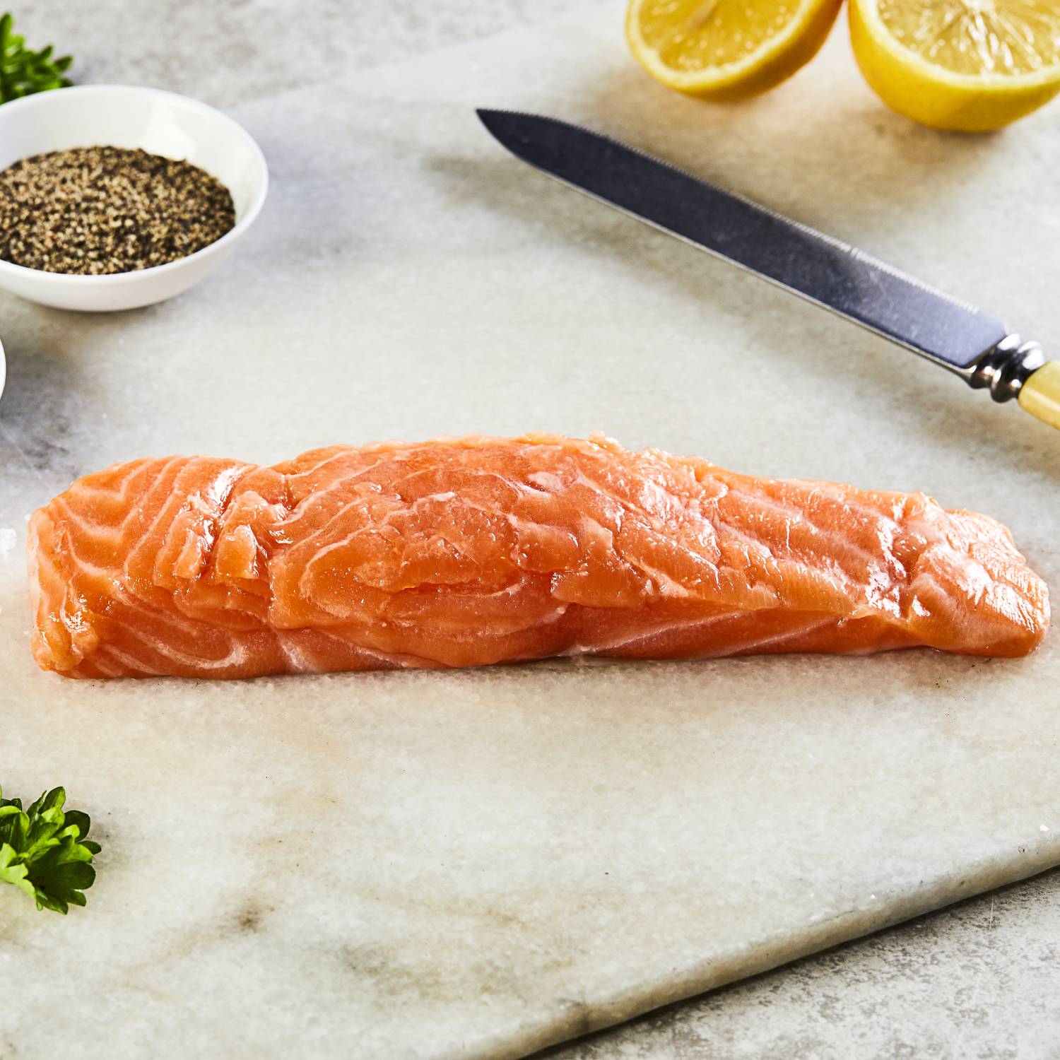 Chefs' Selections Skinless/Boneless IVP Salmon Portions (10 x 190-210g ...